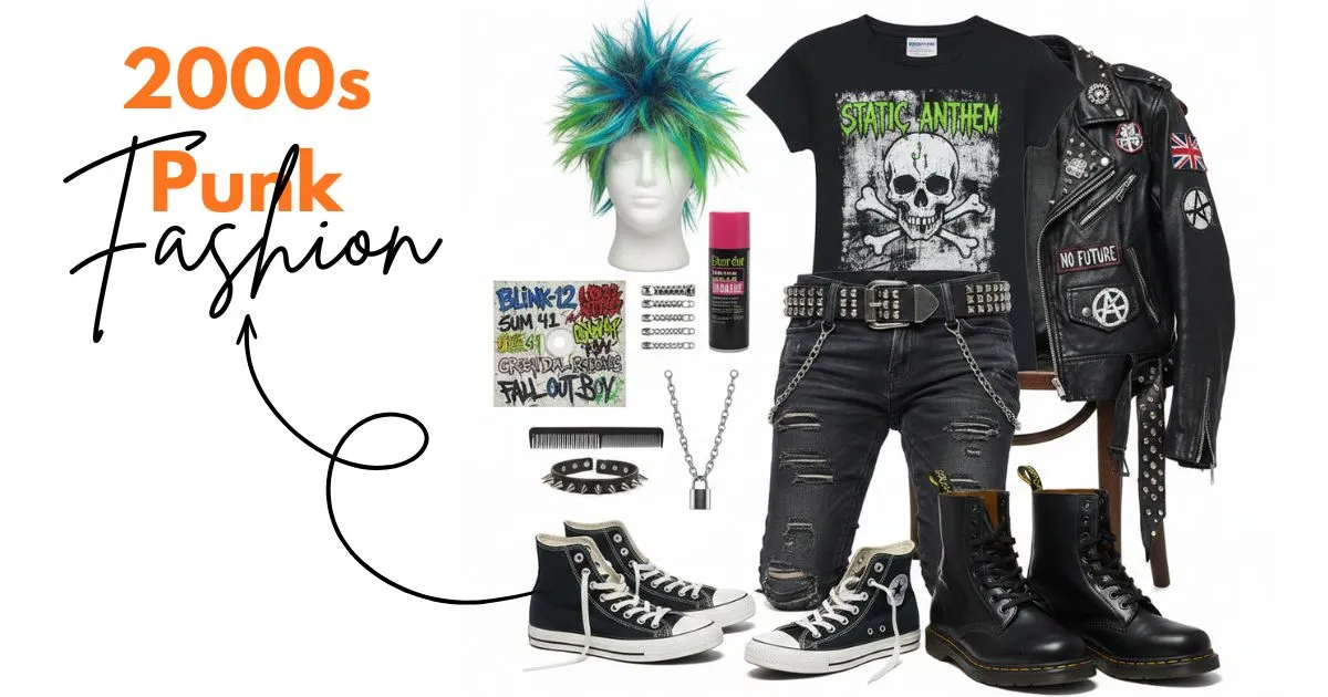 2000s Punk Fashion: Bold, Iconic Power Revolution